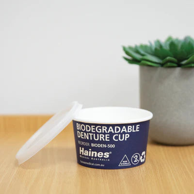 Biodegradable Sputum Cup with Optional Lid